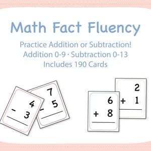 Addition and Subtraction Kids Board Game | Printable At-home Preschool ...