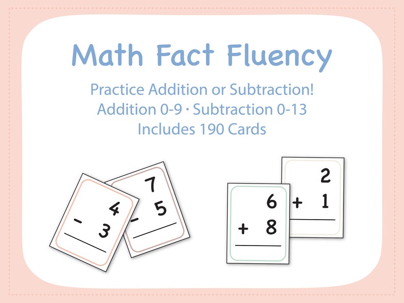 Addition and Subtraction Kids Board Game | Printable At-home Preschool ...