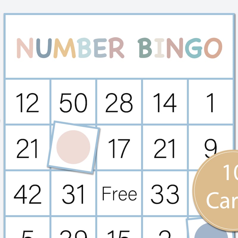 Number Cards - Etsy