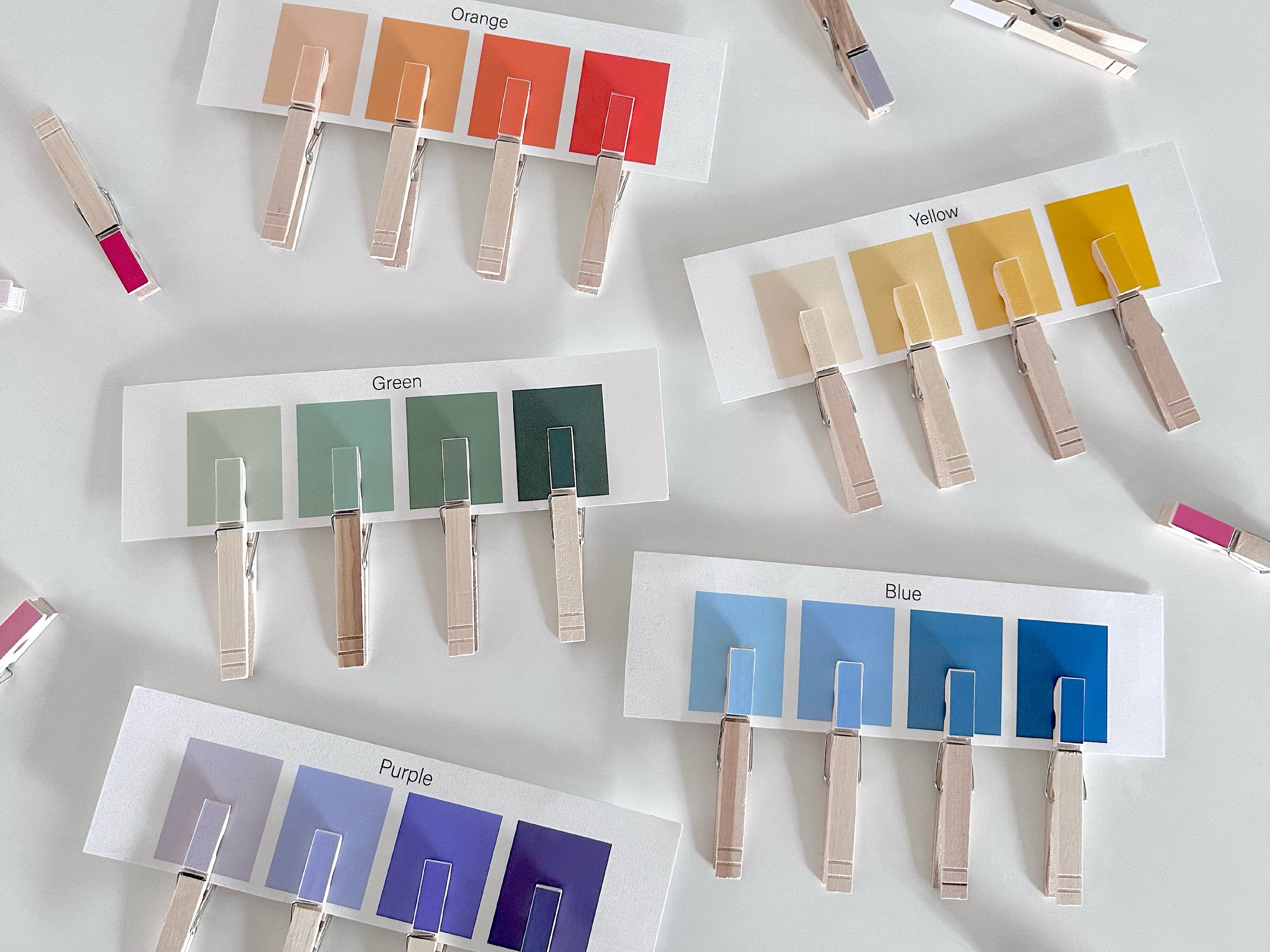 Color Matching & Sorting Activity With Clothespins | Fine Motor Skills ...