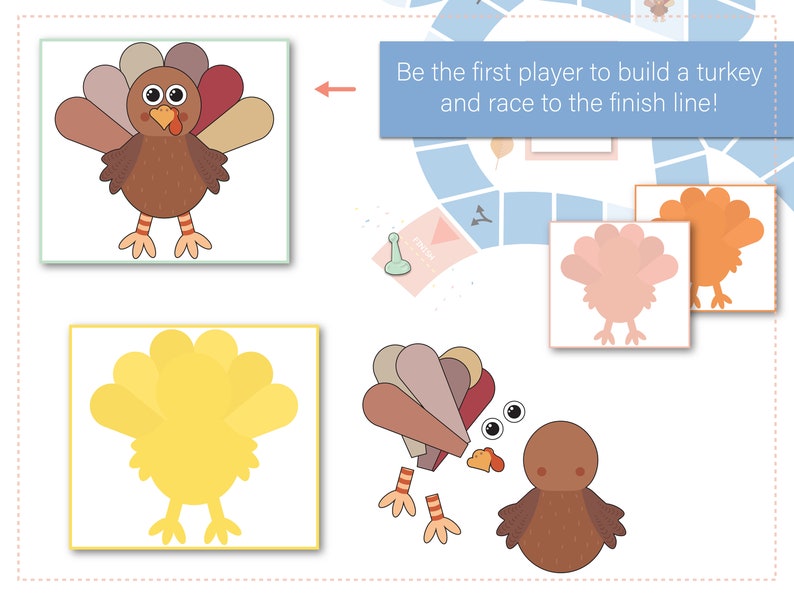 Addition and Subtraction Kids Board Game | Printable At-home Preschool ...