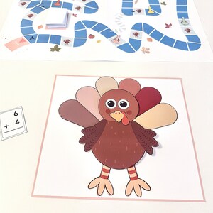 Addition and Subtraction Kids Board Game | Printable At-home Preschool ...