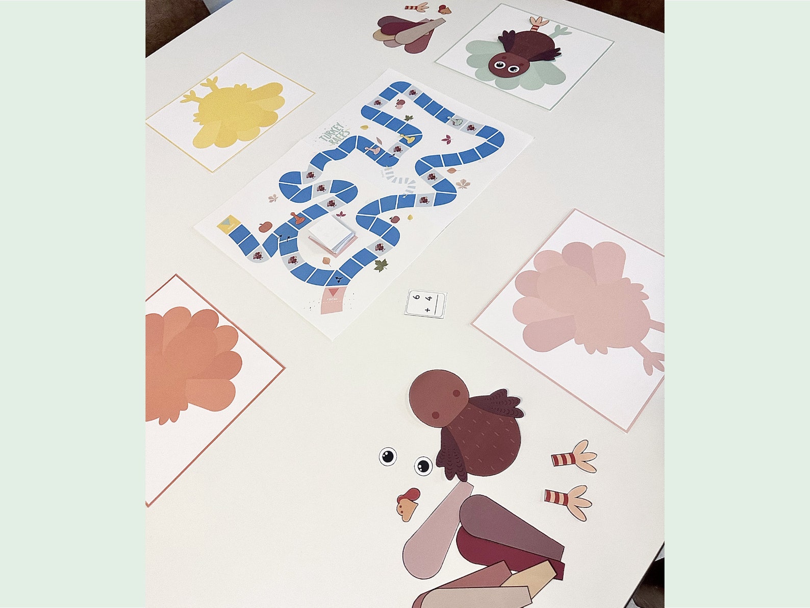 Addition and Subtraction Kids Board Game | Printable At-home Preschool ...