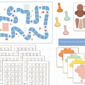 Addition and Subtraction Kids Board Game | Printable At-home Preschool ...