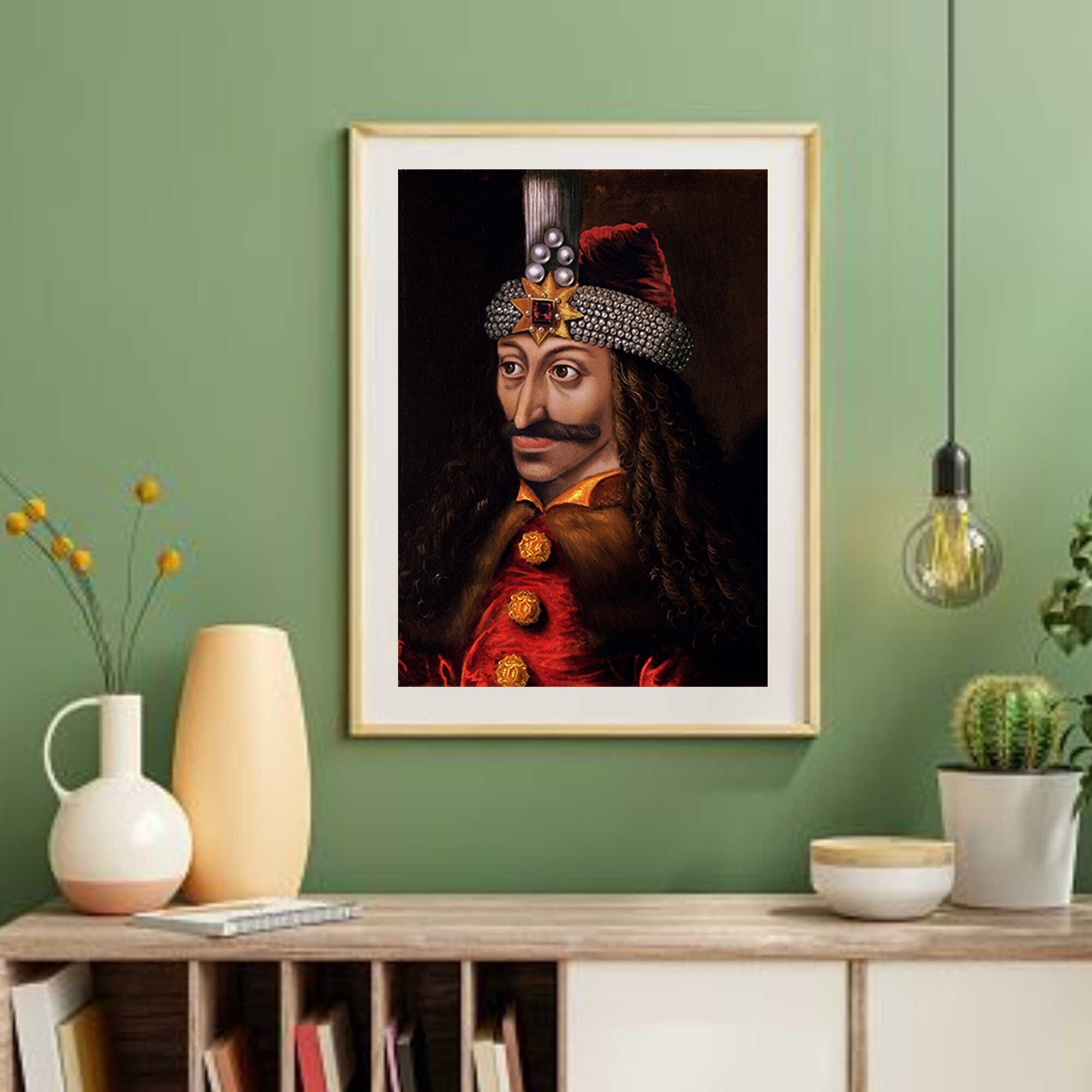 Vlad the Impaler Art Print - Gothic Digital Download, Historical Wall ...