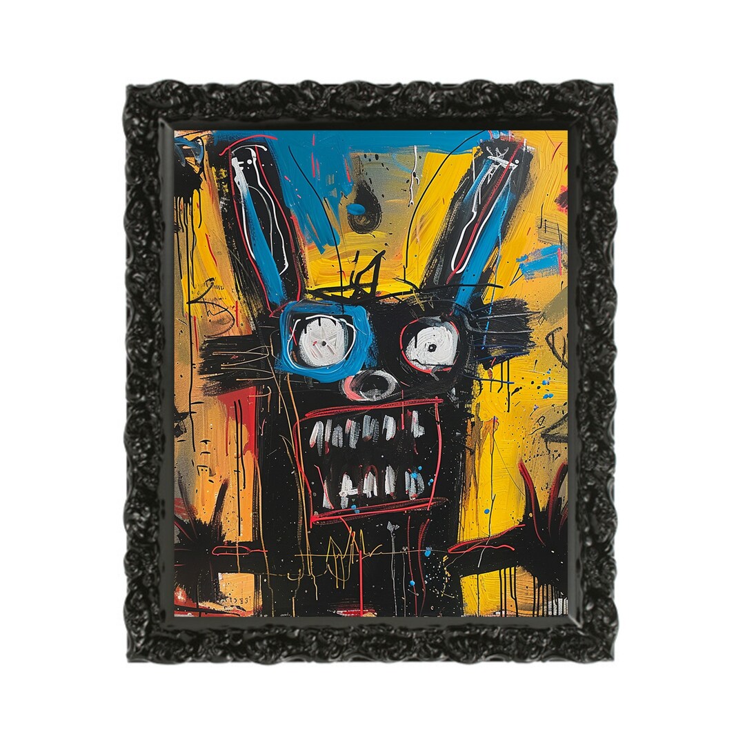 Urban Graffiti Printable Wall Art, Jean Michel Basquiat, Basquiat ...