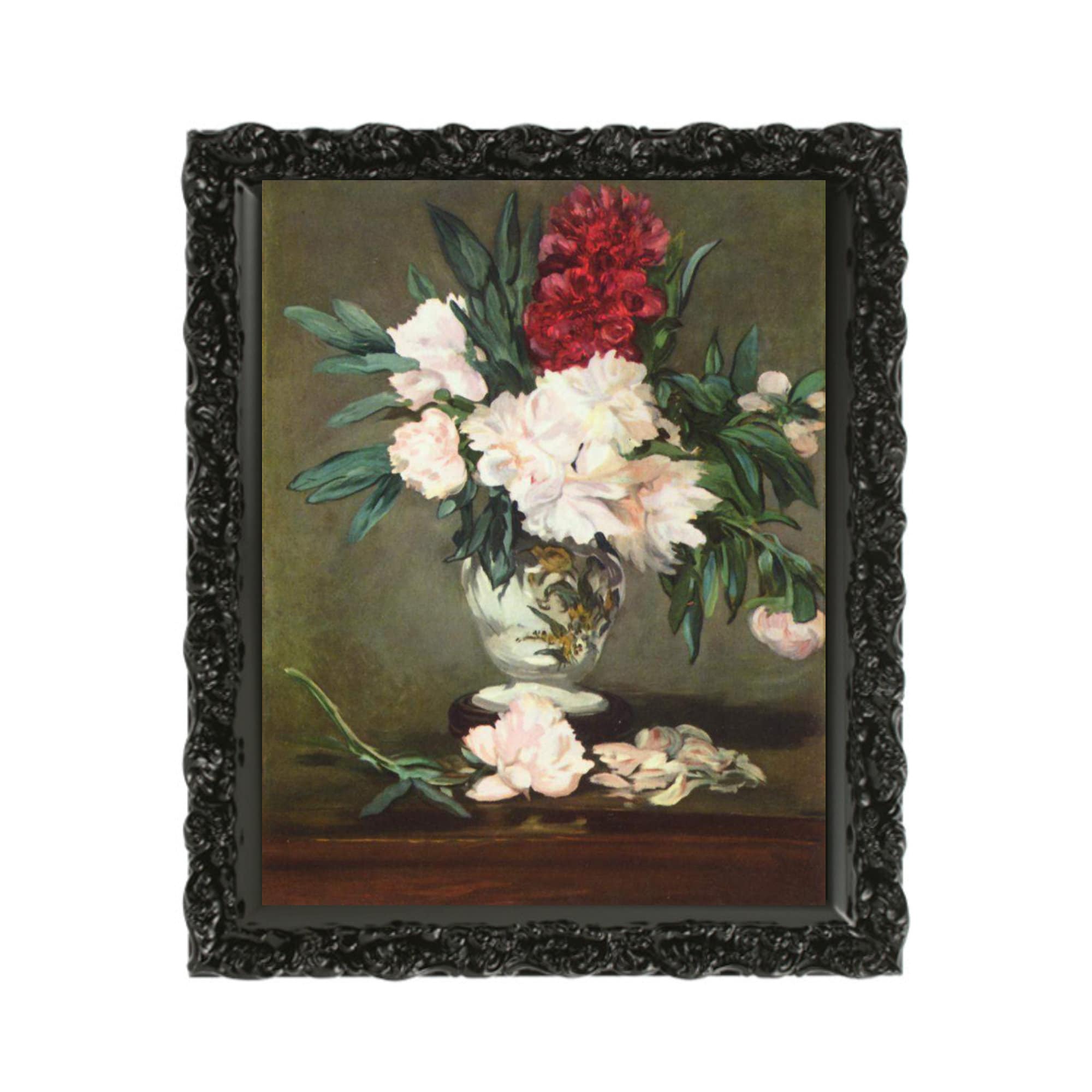 Manet Still Life Roses Art Print Vintage Botanical Painting Poster ...