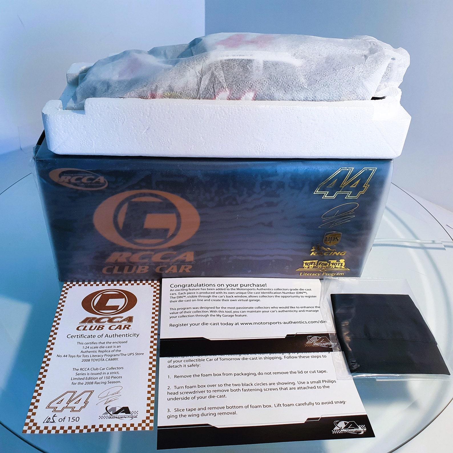 RCCA Club Car David Reutimann 44 Ups/toys for Tots 2008 Camry - Etsy