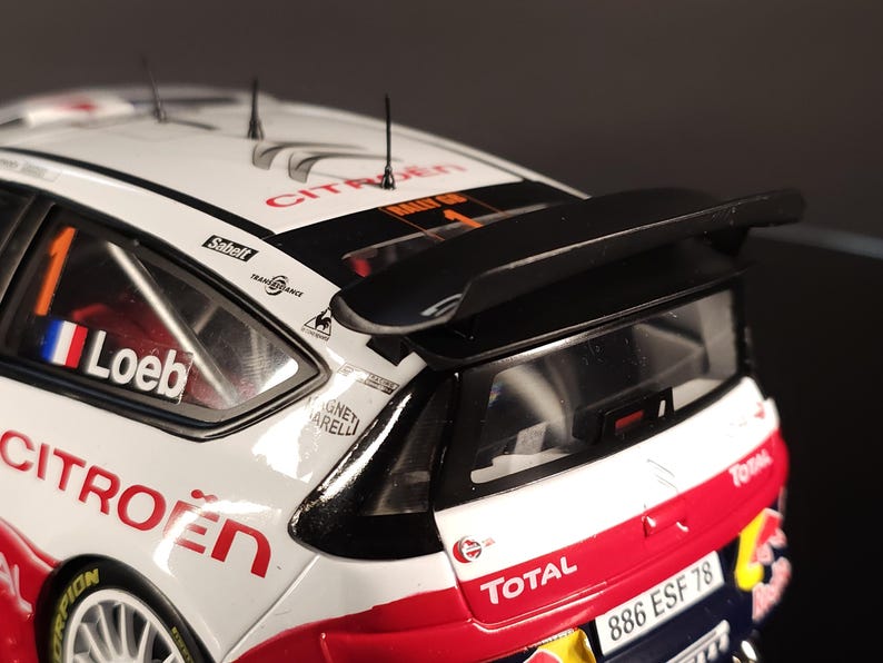 Modèle réduit de voiture Citroën C4 WRC à l'échelle 1/18 - Réplique ...