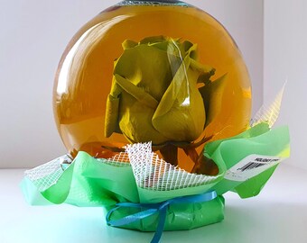 Rose in Glass Globe - Etsy