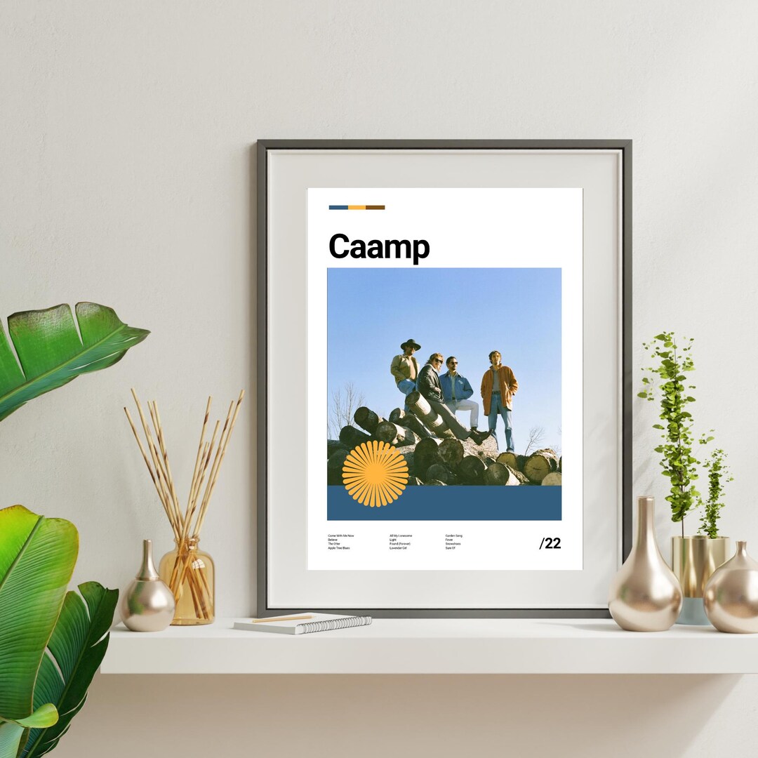 CAAMP Album Poster | Bedroom Wall Decor | Concert Poster | Work From ...