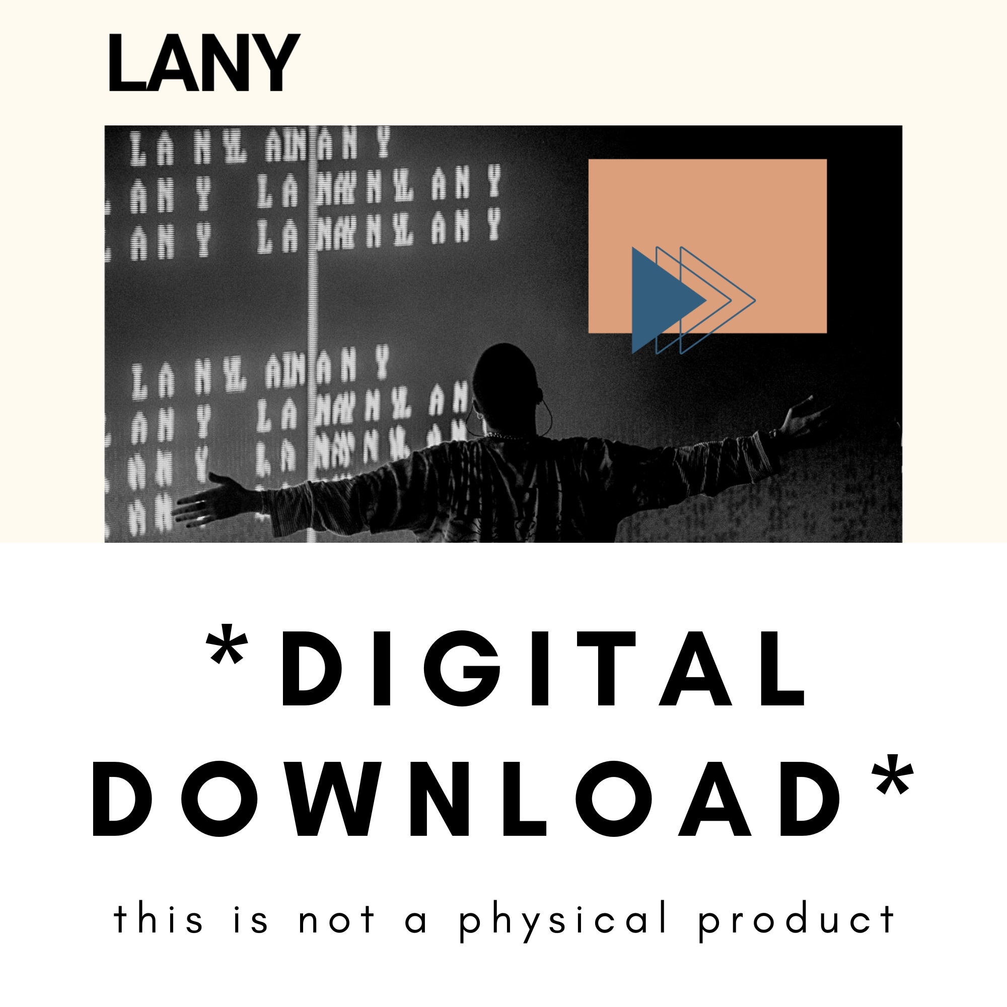 LANY Album Poster Bedroom Wall Decor Concert Poster Work From Home ...