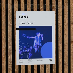 LANY Album Poster | Bedroom Wall Decor | Concert Poster | Work From ...