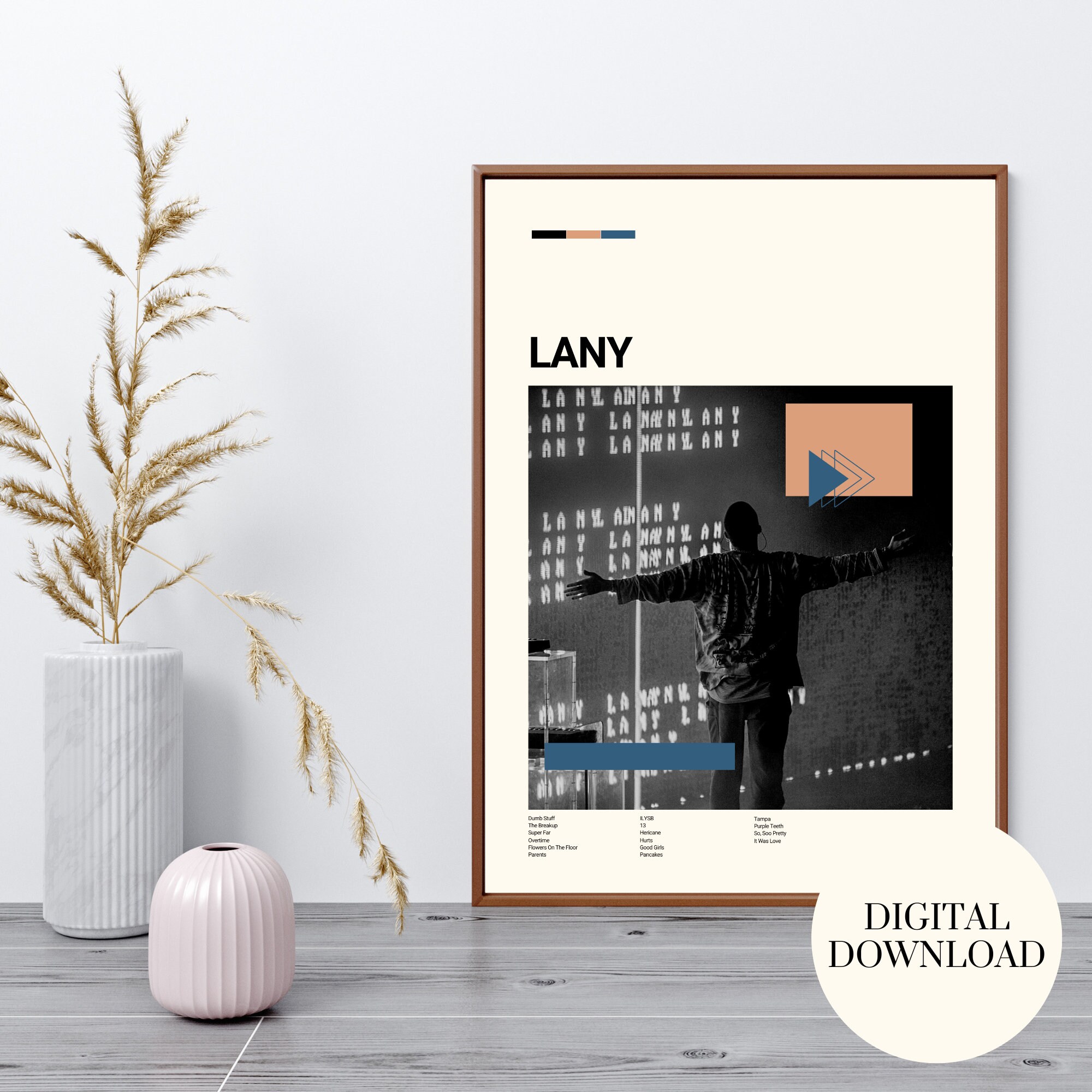 LANY Album Poster Bedroom Wall Decor Concert Poster Work From Home ...
