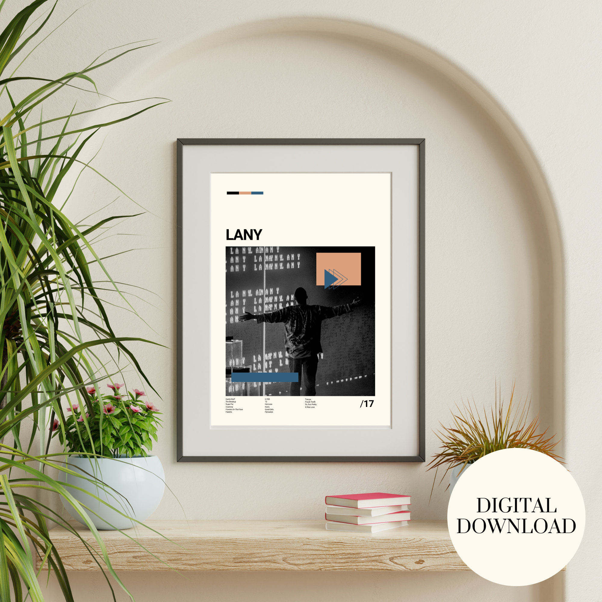 LANY Album Poster Bedroom Wall Decor Concert Poster Work From Home ...