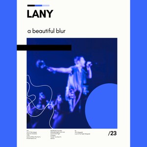 LANY Album Poster | Bedroom Wall Decor | Concert Poster | Work From ...