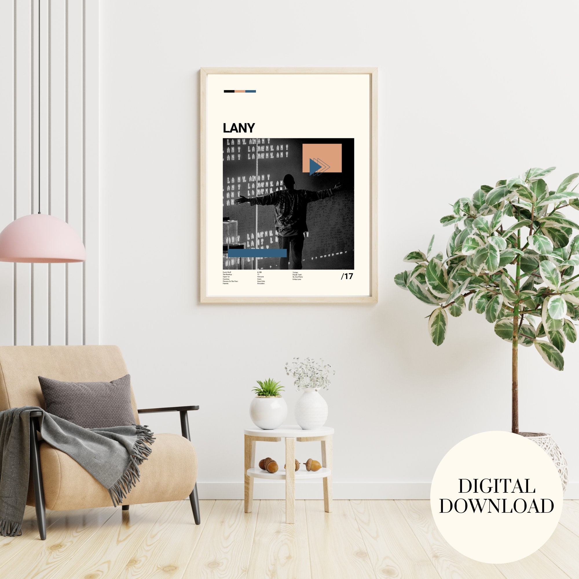 LANY Album Poster Bedroom Wall Decor Concert Poster Work From Home ...