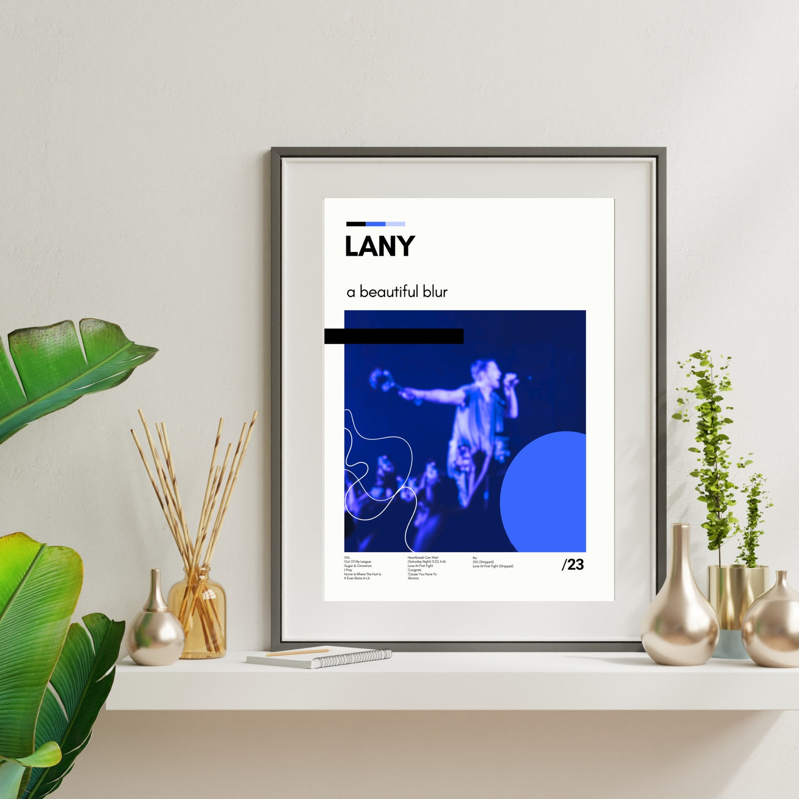LANY Album Poster | Bedroom Wall Decor | Concert Poster | Work From ...