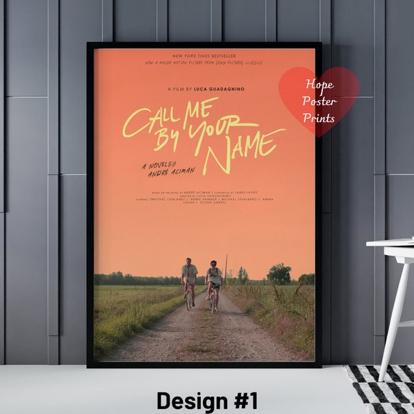 Call Me by Your Name Poster - Etsy