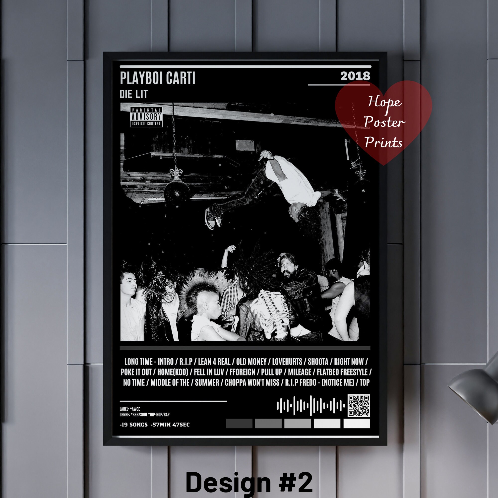 Playboi Carti Poster, Playboi Carti Die Lit Album Poster sold by Compulsive Emilee | SKU ...