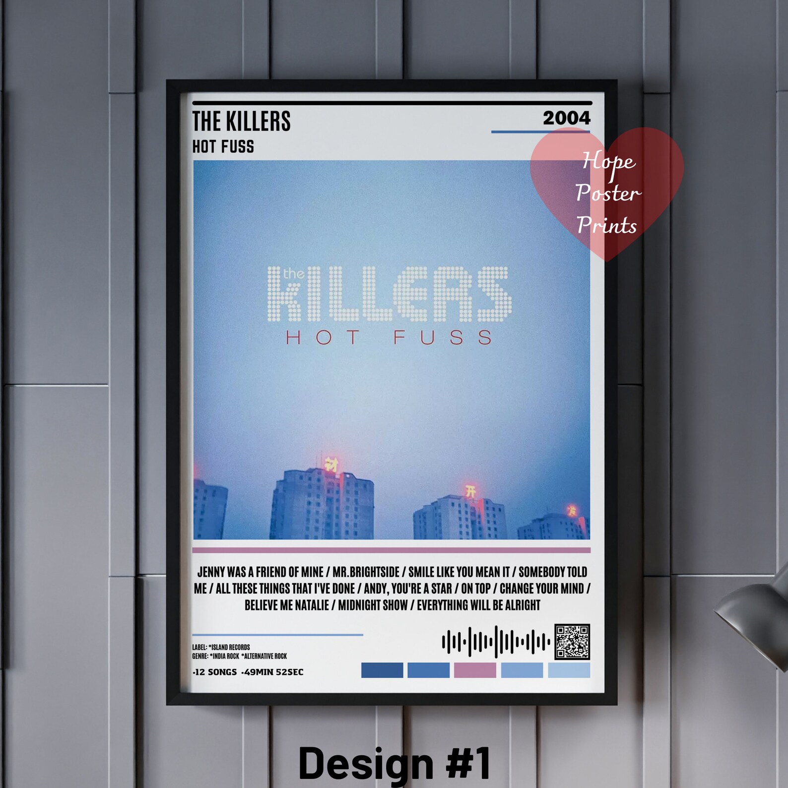 The Killers Poster the Killers Hot Fuss Album Poster the - Etsy