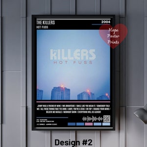 The Killers Poster, the Killers Hot Fuss Album Poster, the Killers ...