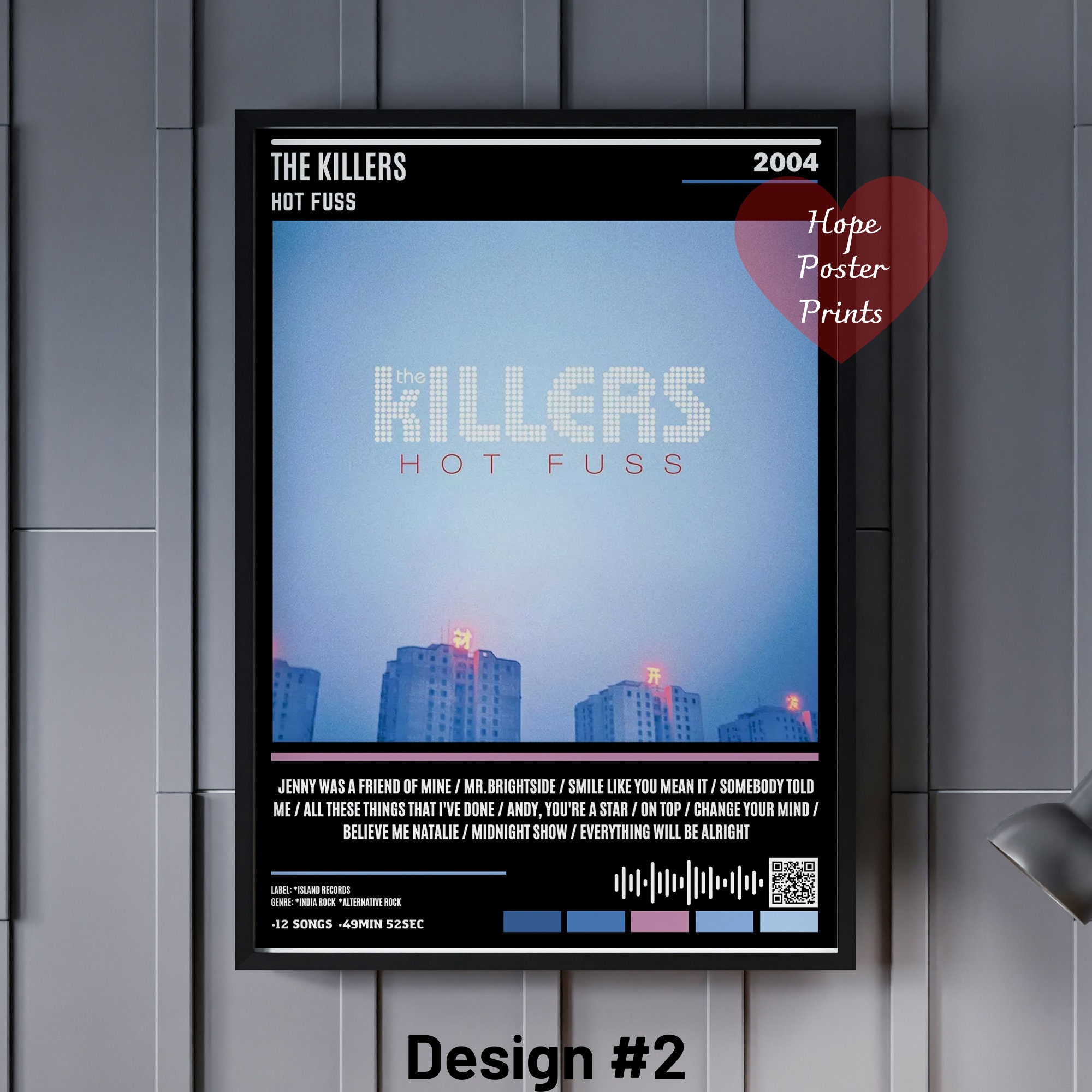 The Killers Poster the Killers Hot Fuss Album Poster the - Etsy