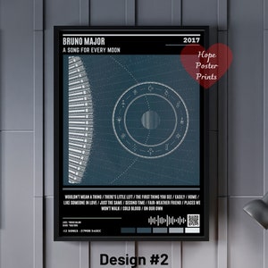 Bruno Major Poster, Bruno Major A Song for Every Moon Album Poster ...