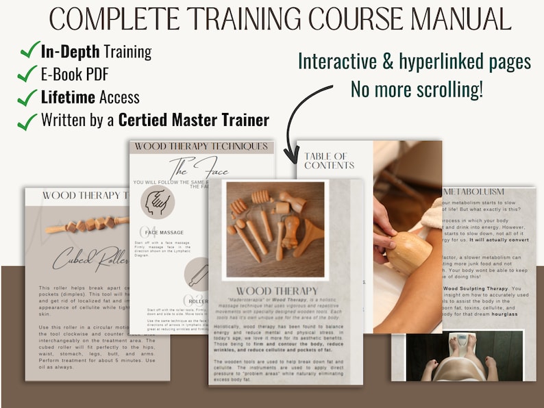 Wood Therapy Training Manual: Body Sculpting Guide (PDF Ebook) - Etsy
