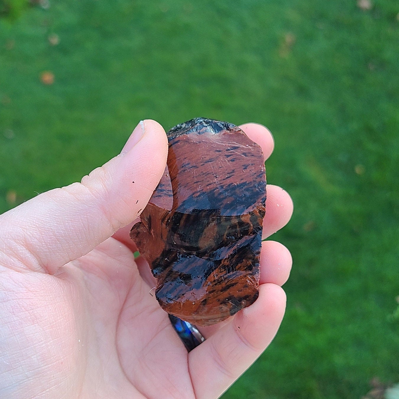 Mahogany Mahogany Obsidian Lava Rock Raw Obsidian Raw - Etsy