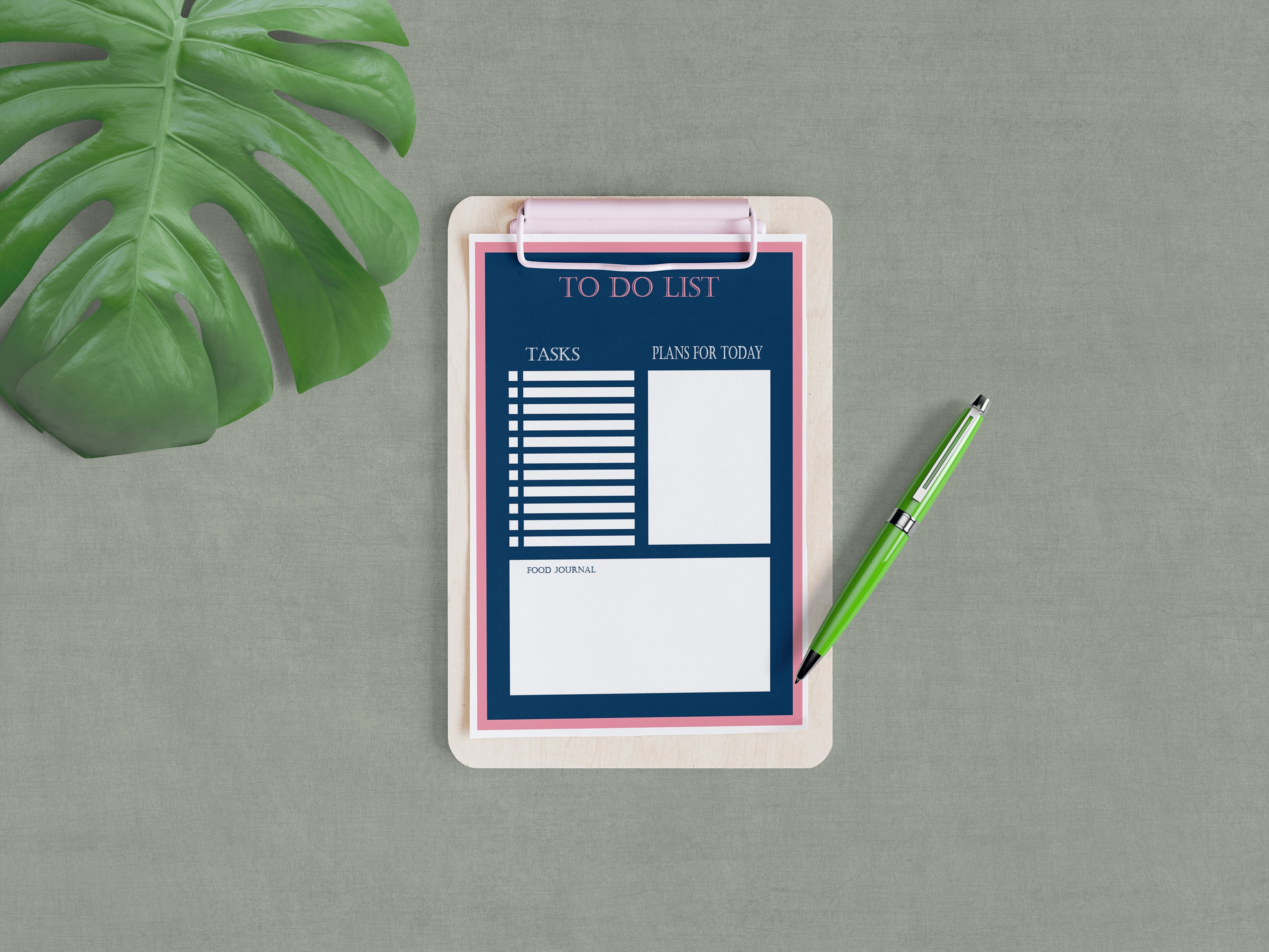 Digital to Do List Notepad Printable Stationary. Weekly - Etsy