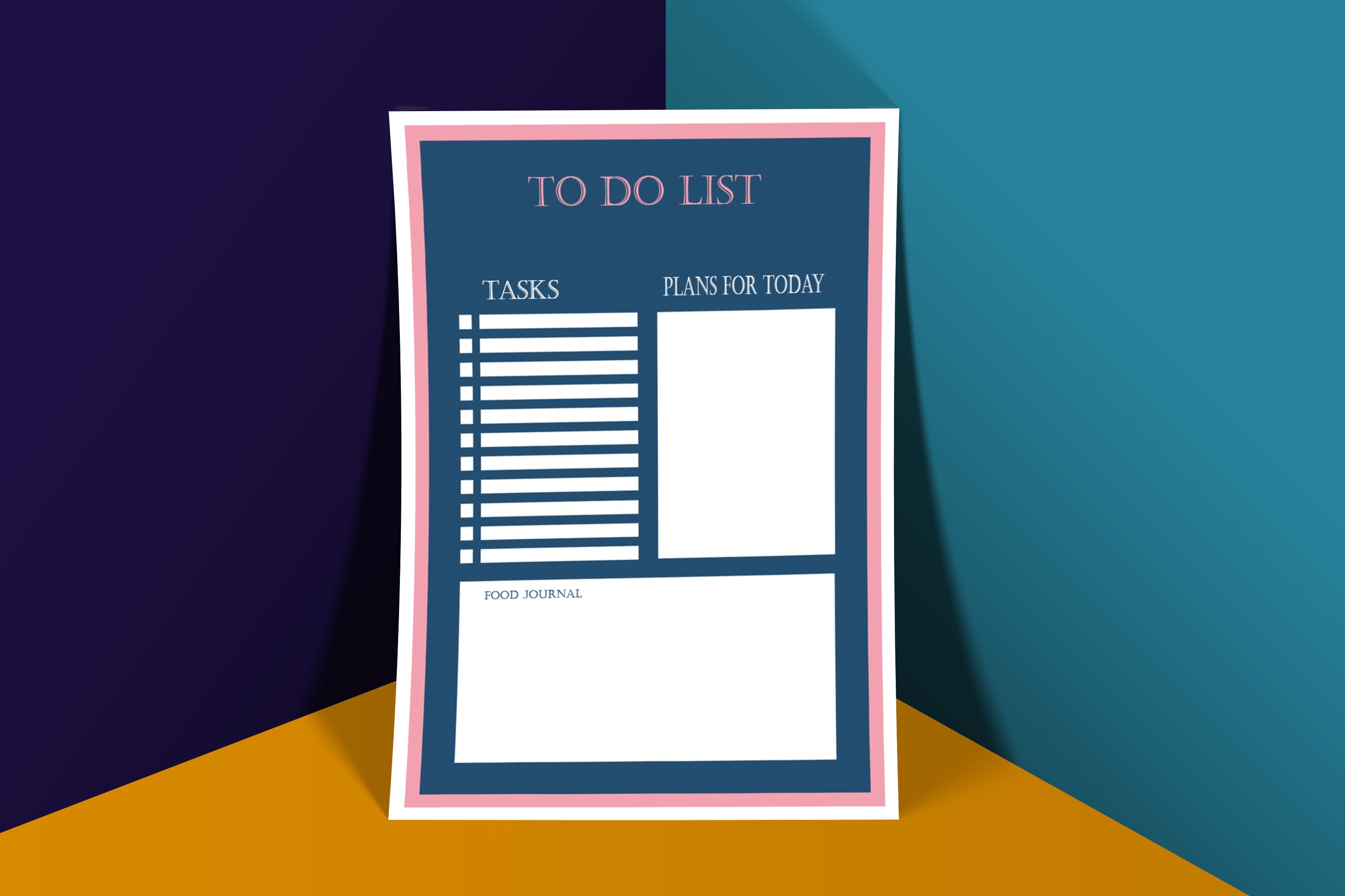 Digital to Do List Notepad Printable Stationary. Weekly - Etsy
