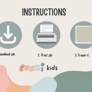 Arabic Shapes Poster, Arabic Educational Poster, Arabic Kids Wall Art ...