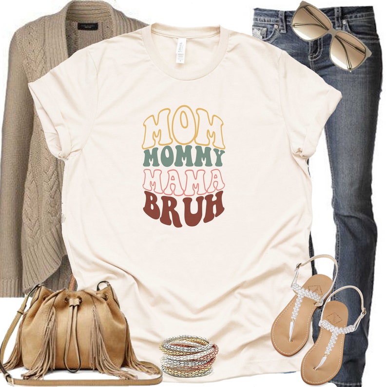Mama Mommy Mom Bruh Svg Png Cut File Funny Mom Sublimation Etsy