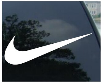 Nike Swoosh Sticker - Etsy