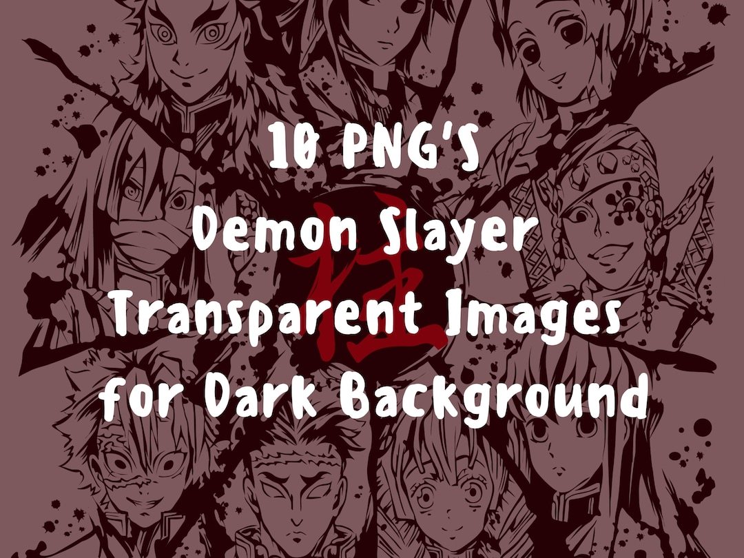 Demon Slayer Transparent PNG'S for Print, Demon Slayer Wallpaper ...