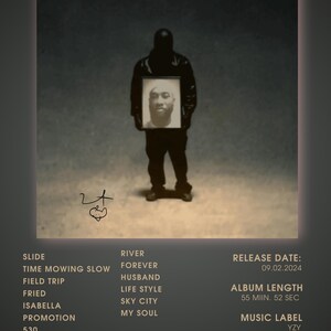 Kanye West Music Album Poster Includes Photos, Tracklist and More ...