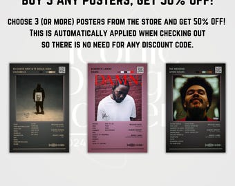 Custom Album Poster - Design Your Own Album Cover | Artist Song ...