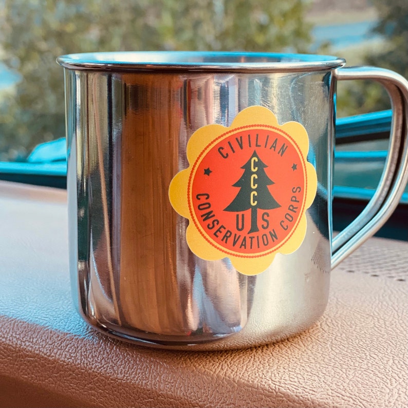Civilian Conservation Corps Sticker Set + Bumper Sticker CCC - Etsy