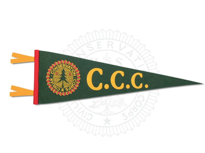 Civilian Conservation Corps Pennant CCC - Etsy
