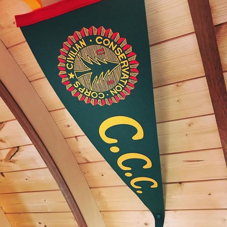 Civilian Conservation Corps Pennant CCC - Etsy
