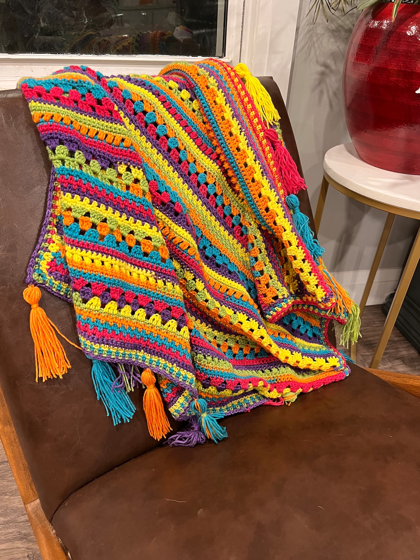 Siesta Fiesta Crochet Blanket PATTERN 2-PAGE PDF - Etsy
