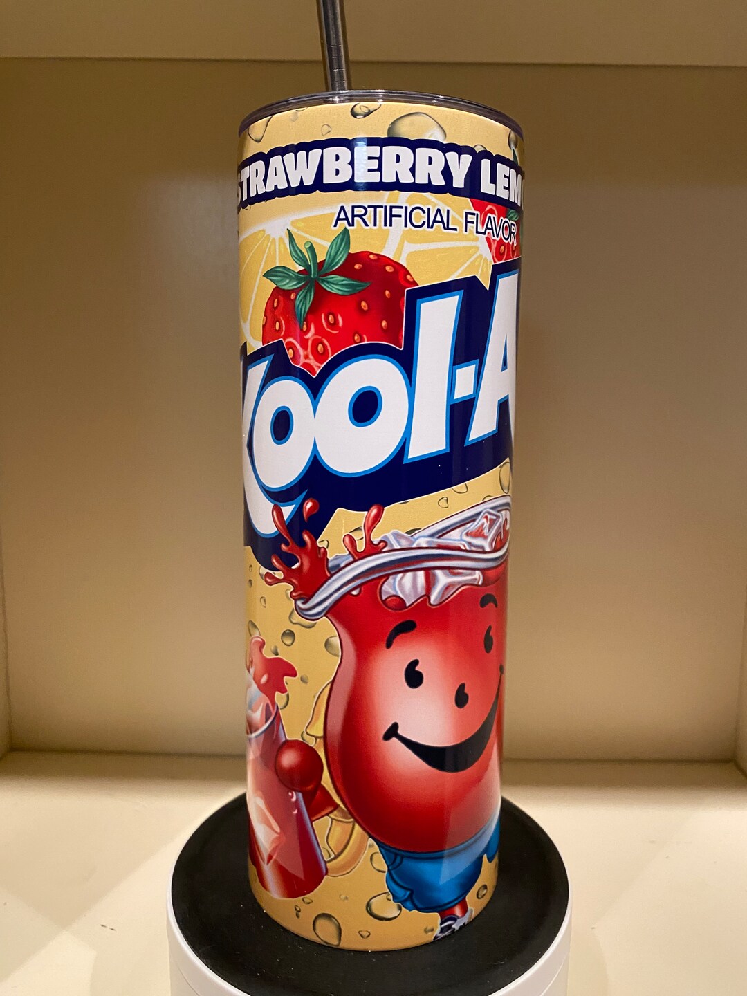Koolaide Strawberry Lemonade Kool-aid 20oz Straight Skinny Birthday ...