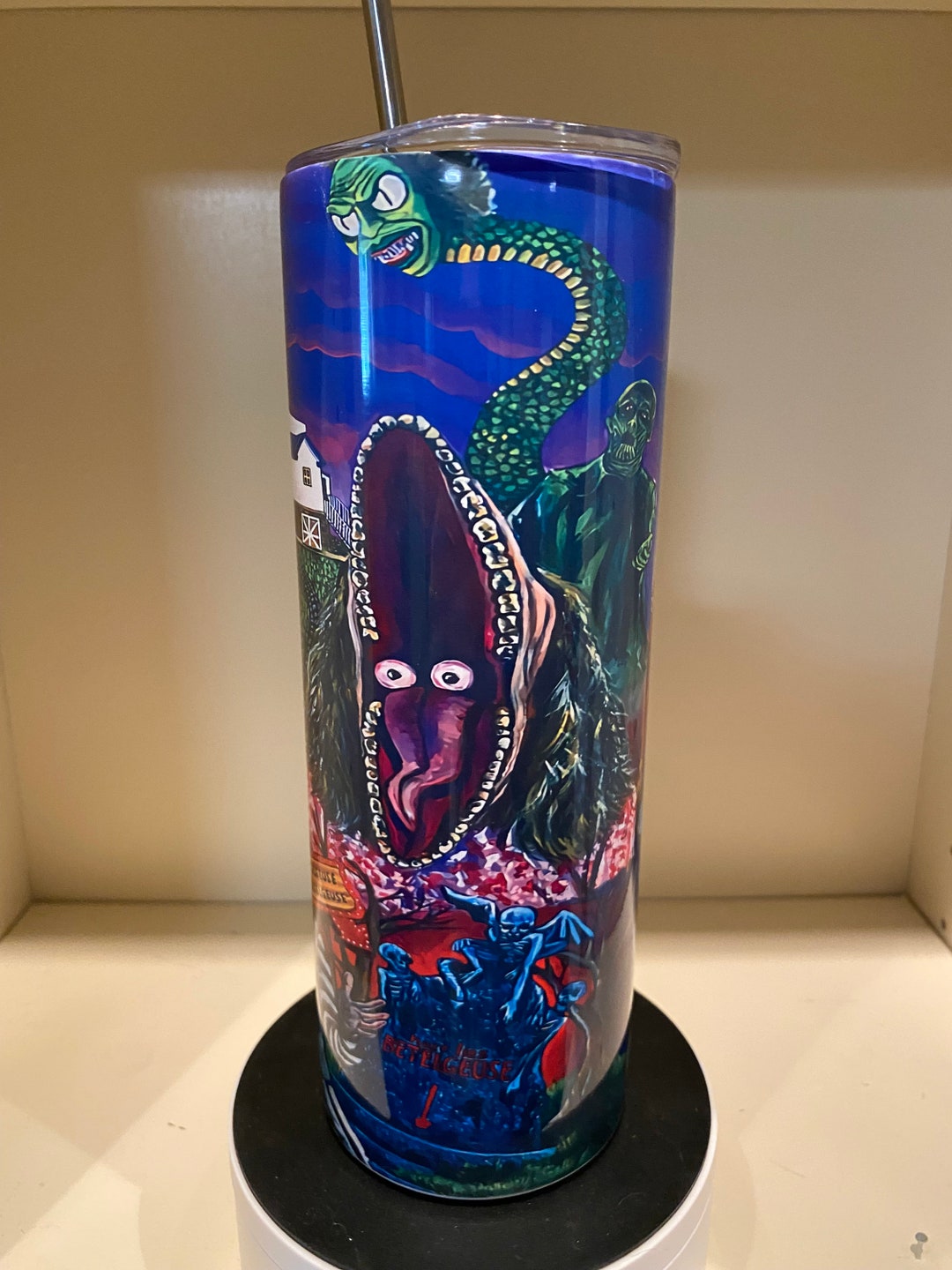 Beetlejuice Sandworm 20oz Stainless Steel Tumbler Sublimation Tumbler ...