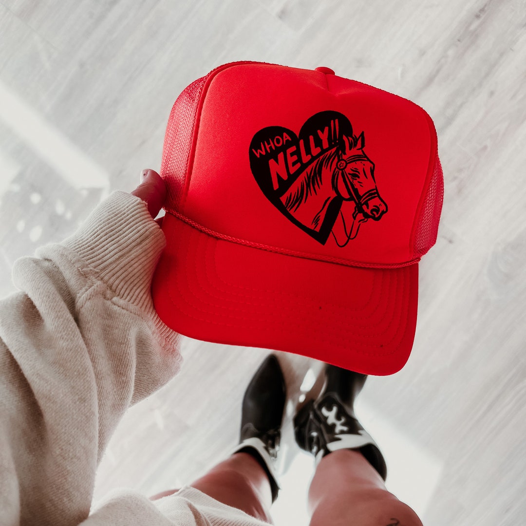 Whoa Nelly Trucker Hat, Western Trucker Hat, Horse Trucker Hat, Cute ...