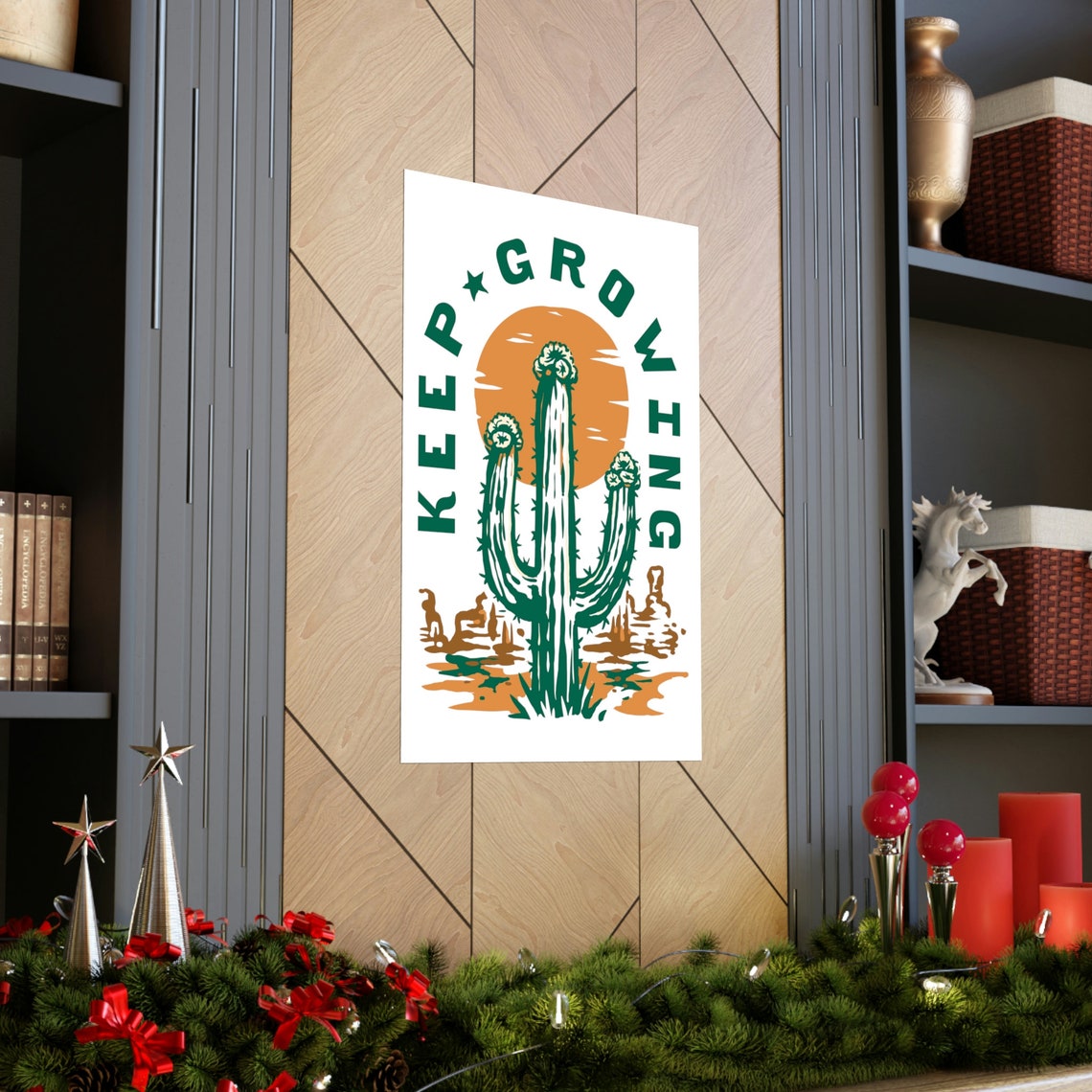 Typography Art Print Western Wall Decor Cowboy Poster Art - Etsy