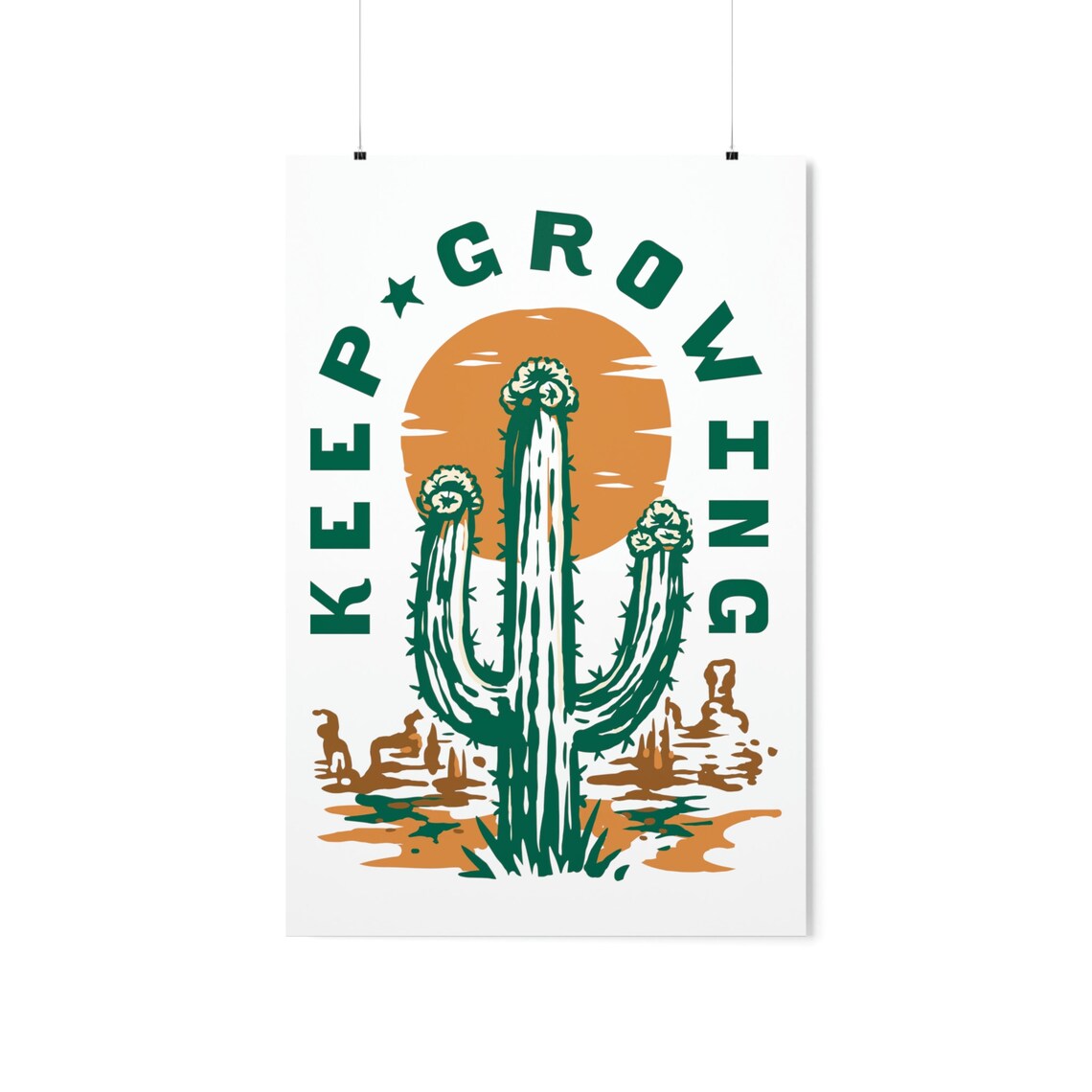 Typography Art Print Western Wall Decor Cowboy Poster Art - Etsy