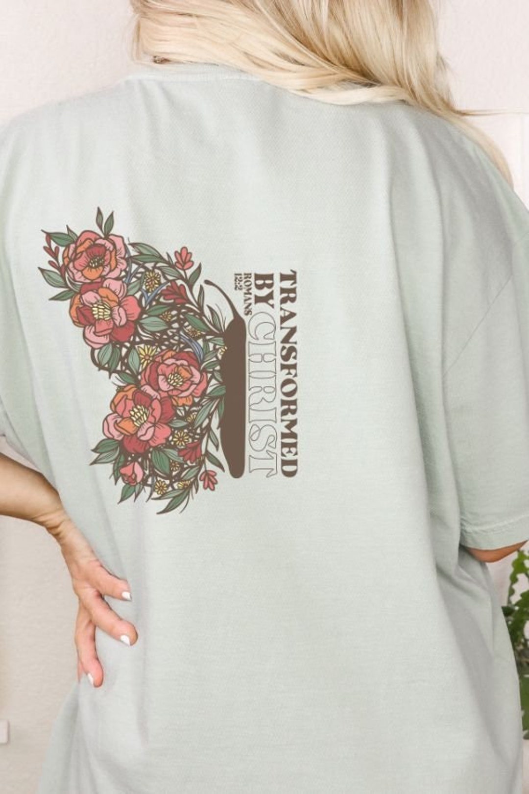 Jesus Christ is Lord Jesus Clothes Transformed by Christ Butterfly T ...