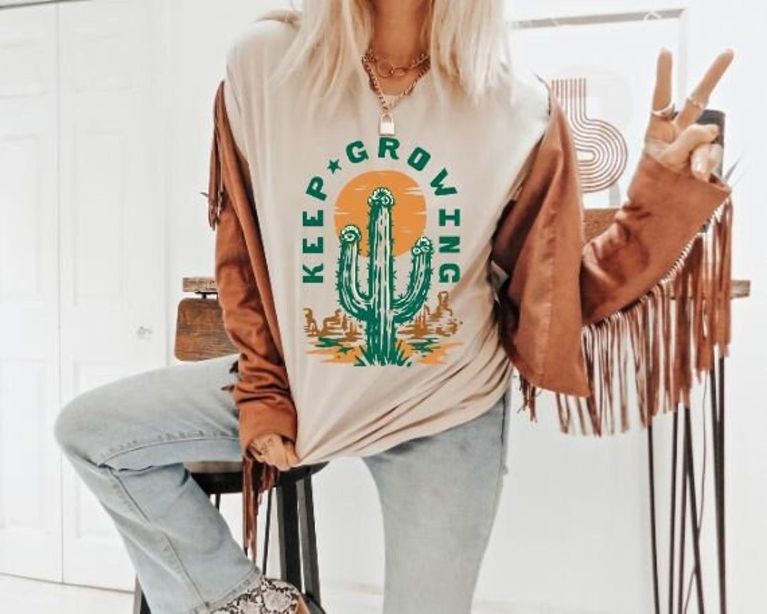 Cowboy Shirt Southwest Rodeo Vintage Inspired T-shirt Western Graphic Tee Retro Tee Shirt ...