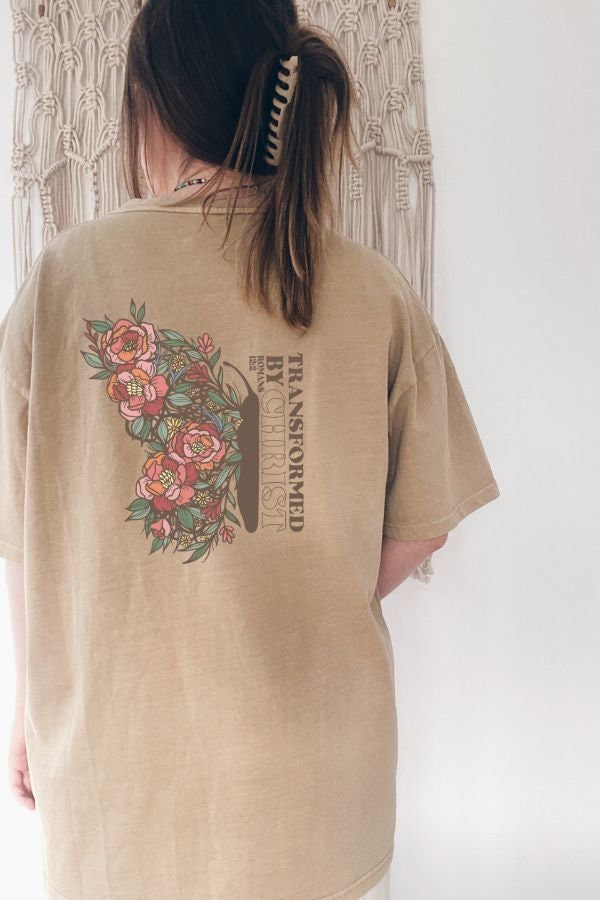 Jesus Christ is Lord Jesus Clothes Transformed by Christ Butterfly T ...